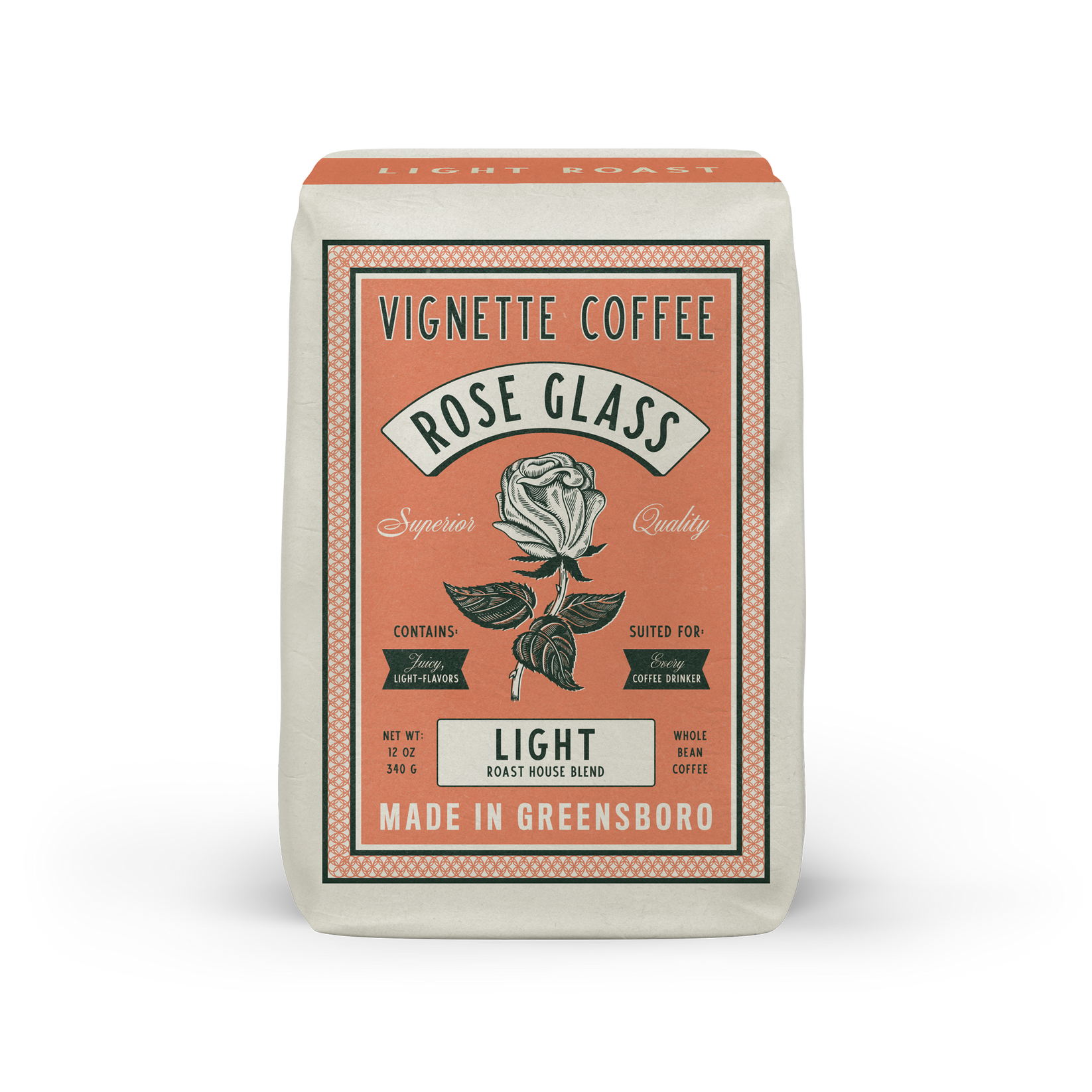 Rose Glass - Light Roast House Blend - Subscription – Vignette Coffee ...